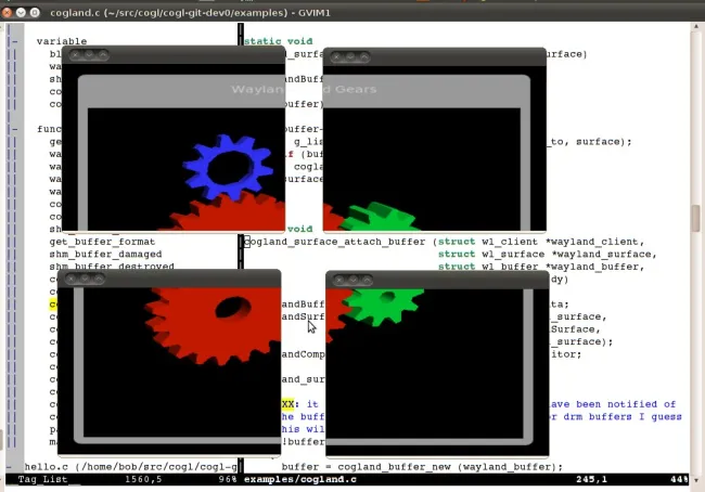 A Tiny Wayland Compositor Emulates Four Displays - Phoronix