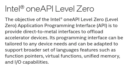 Intel oneAPI Level Zero Being Packaged Up For Fedora - Phoronix