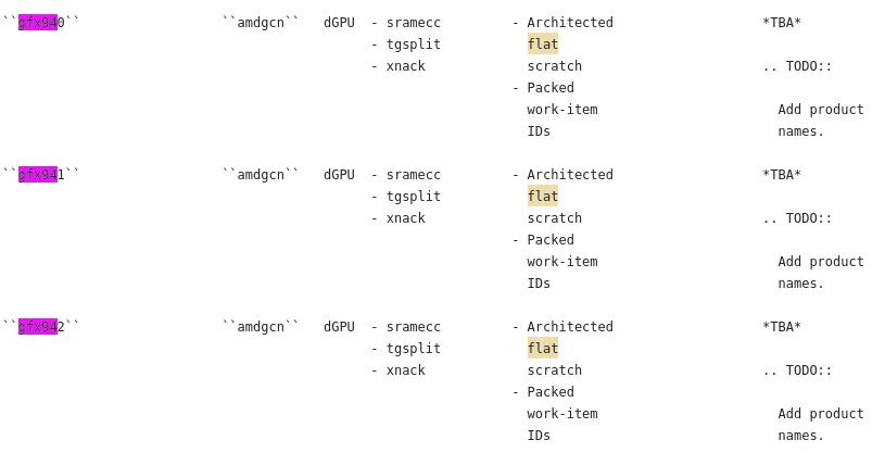 AMD GFX941 & GFX942 GPU Targets Added To LLVM Compiler - Phoronix