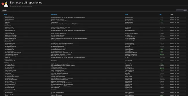 git.kernel.org Adds Native Dark Mode Support - Phoronix