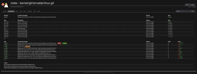 git.kernel.org Adds Native Dark Mode Support - Phoronix