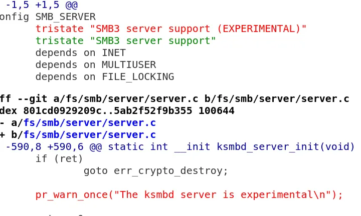 KSMBD Declared Stable - No Longer "Experimental" - In Linux 6.6 - Phoronix