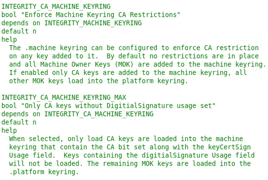 Linux 6.4 Allows For Optional CA Enforcement Of The Machine Keyring ...
