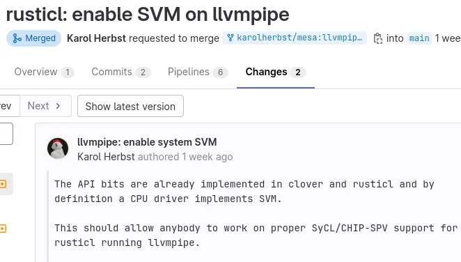 LLVMpipe Now Exposes Shared Virtual Memory Support - Phoronix