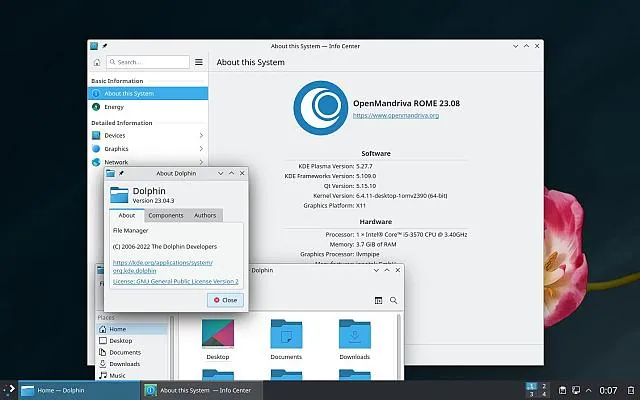 OpenMandriva ROME 23.08 Brings KDE Plasma 6 TP Option, Continues With ...