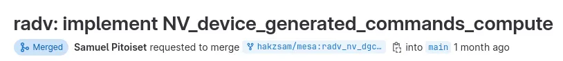 RADV Implements NVIDIA DGC Compute Extension - Phoronix