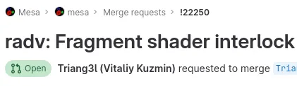 RADV Sees Experimental Fragment Shader Interlock - Important For Emulators, D3D12 - Phoronix