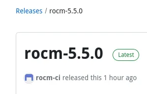 AMD ROCm 5.5 In The Process Of Being Released - Phoronix
