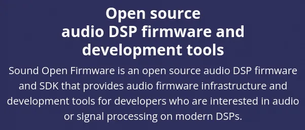 Sound Open Firmware 2.5 Released - Continues Adoption Of Zephyr, Adds MediaTek MT8188 - Phoronix