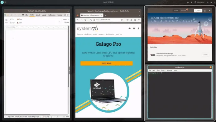 System76's COSMIC Desktop Enhancing Its Auto-Tiling - Phoronix