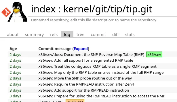 Linux 6.14 Looks To Support AMD's Zen 5 RMPREAD Instruction & Segmented ...