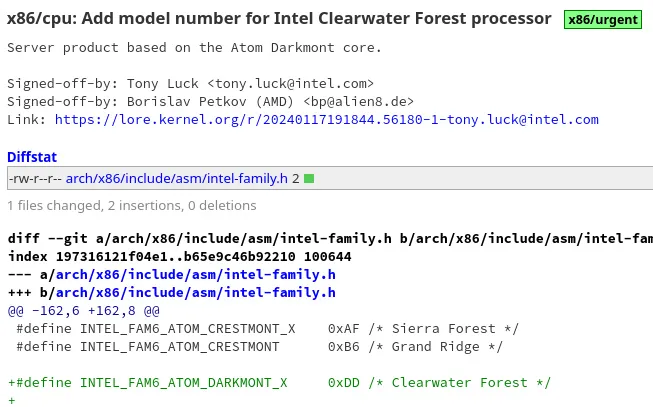 Intel Sends Out First Linux Patch For Clearwater Forest - Phoronix