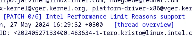 Intel Performance Limit Reasons For Linux To Report Why Your CPU Is Downclocking - Phoronix