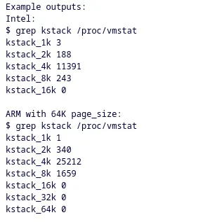Linux 6.12 Adds A Kernel Stack Usage Histogram To Help With Optimizations - Phoronix
