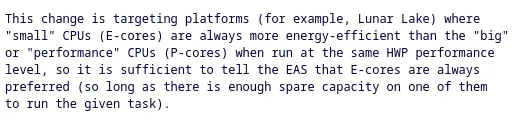 Intel Adapting Energy Aware Scheduling Eas To P State Driver For 