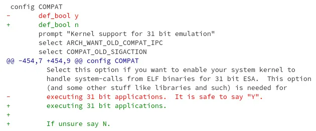 Linux 6.8 Default-Disabling 31-bit Enterprise System Architecture ELF ...