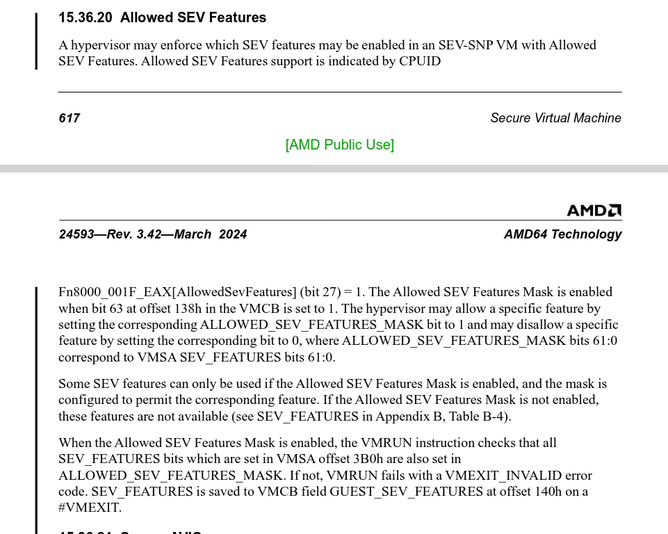 More KVM Changes Merged For Linux 6.16: AMD "ALLOWED_SEV_FEATURES ...