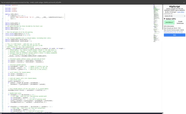 Hipscript Allows Nvidia Cuda And Amd Hip Code To Run Within Web Browsers Phoronix