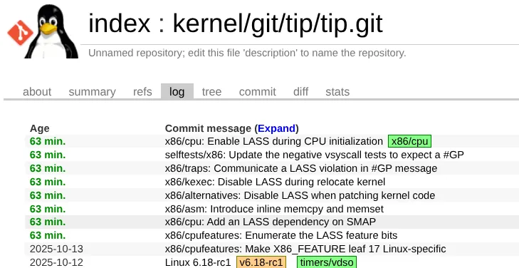 Intel LASS Feature Looks Like It Will Be Upstreamed For Linux 6.19 ...