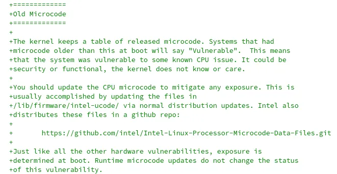 Intel APX Ready With Linux 6.16, Outdated Intel CPU Microcode Reporting Merged - Phoronix