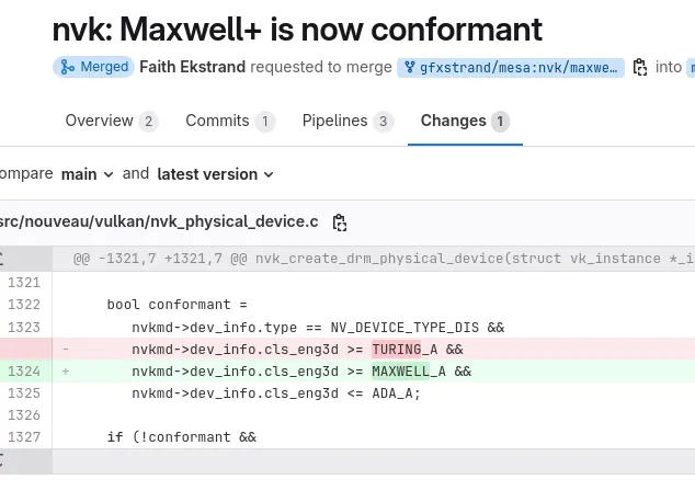 NVK Now Vulkan 1.4 Conformant For NVIDIA Maxwell GPUs - Phoronix