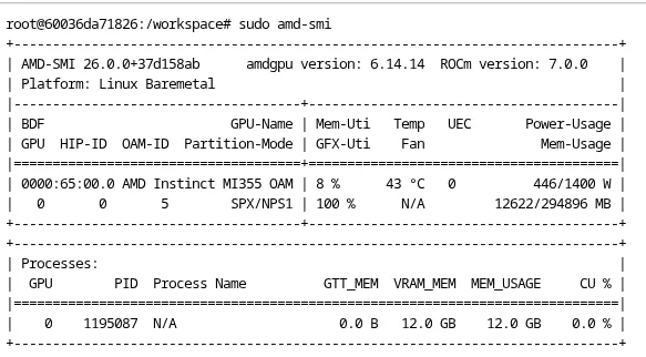 A Quick Look At The AMD Instinct MI355X With ROCm 7.0 - Phoronix