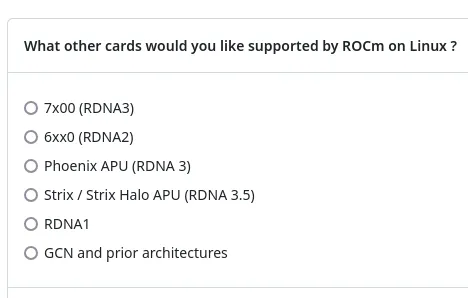 AMD Seeking Feedback Around What Radeon GPUs You Would Like Supported ...