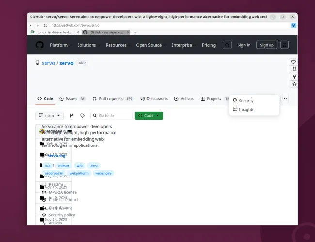 Servo 0.0.2 Released For Those Wanting To Try Out This Example Rust Web Browser - Phoronix