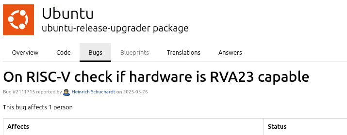 Ubuntu 25.10 Planning To Raise RISC-V Support Baseline To RVA23 Profile ...
