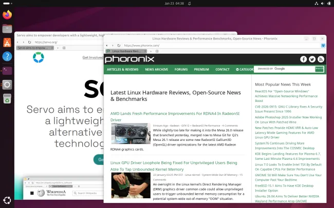 Servo 0.0.4 Browser Engine Released & Finally Supporting Multiple ...
