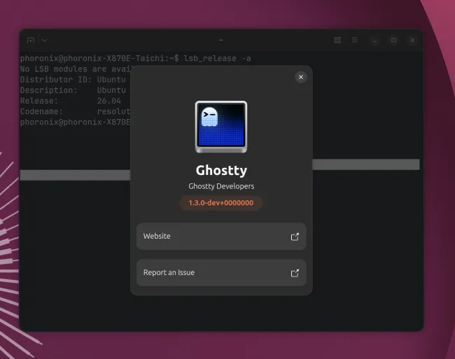 Ghostty OpenGL-Accelerated Terminal Available On Ubuntu 26.04 LTS ...