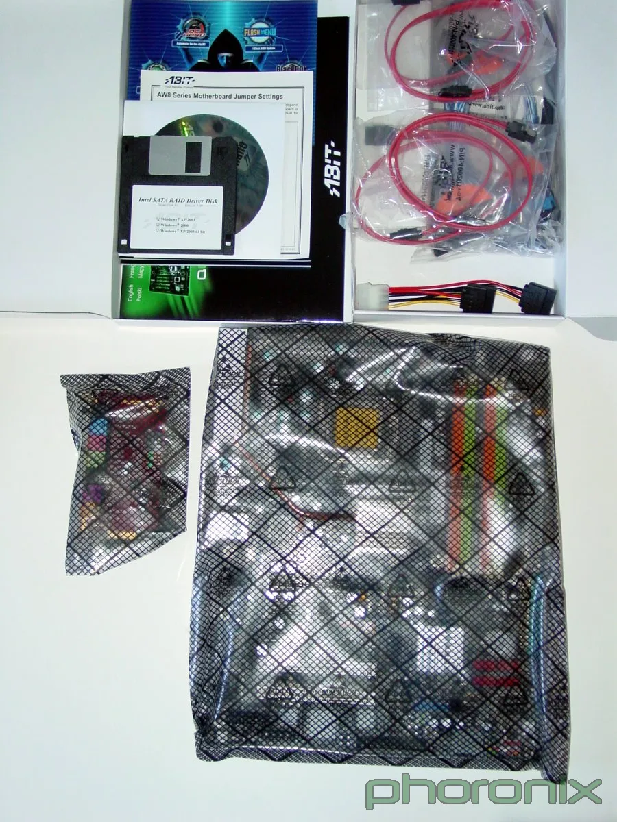 [Phoronix] Abit AW8 (i955X) Image (Abit Aw8 Conts)