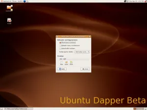 Ubuntu v6.06 Dapper Drake Beta 1 - Phoronix