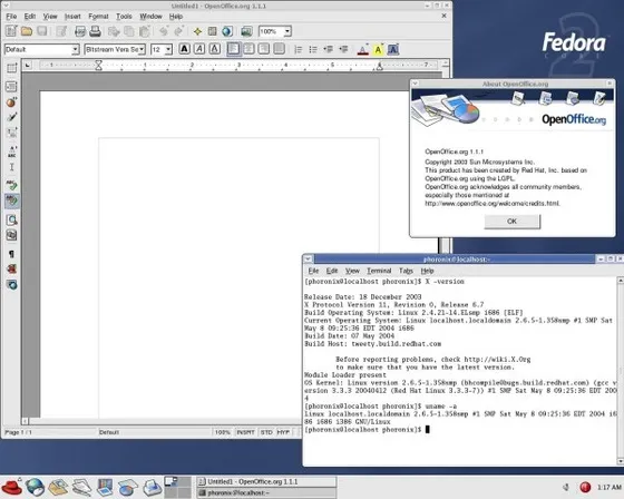 The Visual History of Fedora Review - Phoronix