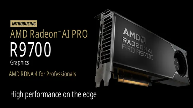 AMD Announces The Radeon AI PRO R9700 Graphics Coming In July - Phoronix