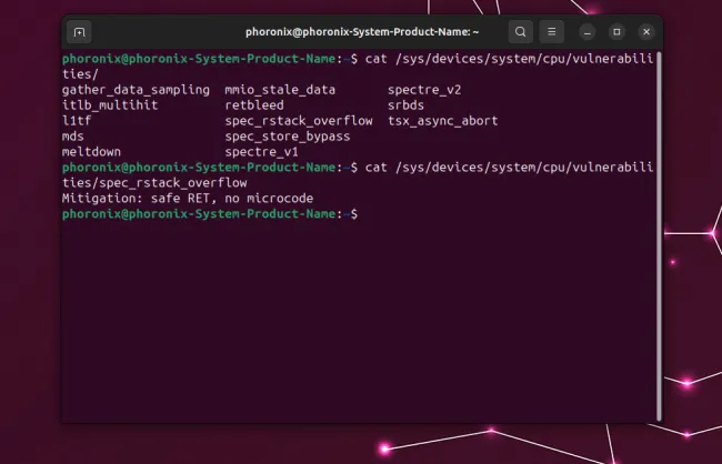 Benchmarking The Performance Impact To AMD Inception Mitigations - Phoronix