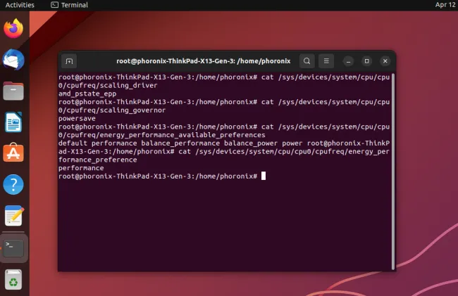 Ryzen Mobile Power/Performance With Linux 6.3's New AMD P-State EPP Driver - Phoronix