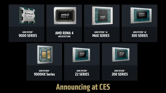 AMD Announces Ryzen 9 9950X3D & Ryzen AI Max, Previews AMD RDNA 4 ...