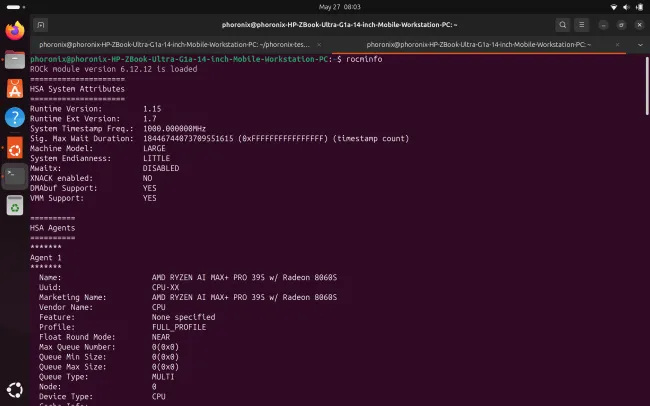 ROCm GPU Compute Performance With AMD Ryzen AI MAX+ "Strix Halo" - Phoronix