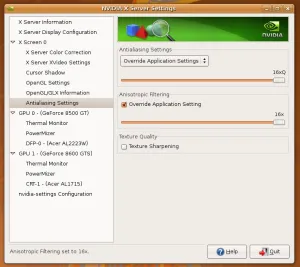 A Comparison Of AMD & NVIDIA's Linux Control Panels Review - Phoronix