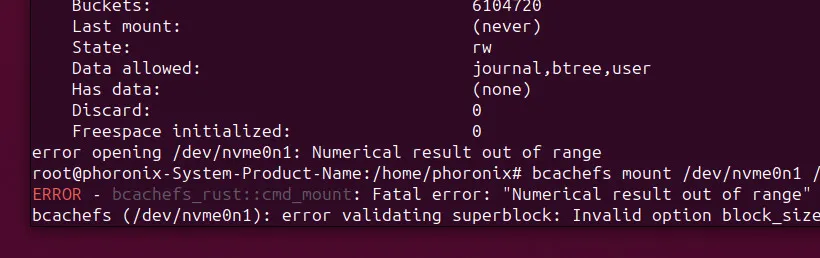 Trying Out & Benchmarking Bcachefs On Linux 6.7 - Phoronix