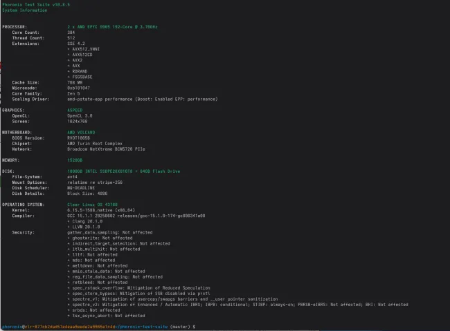 Farewell Benchmarks Of Intel's Clear Linux On AMD EPYC Shows More ...