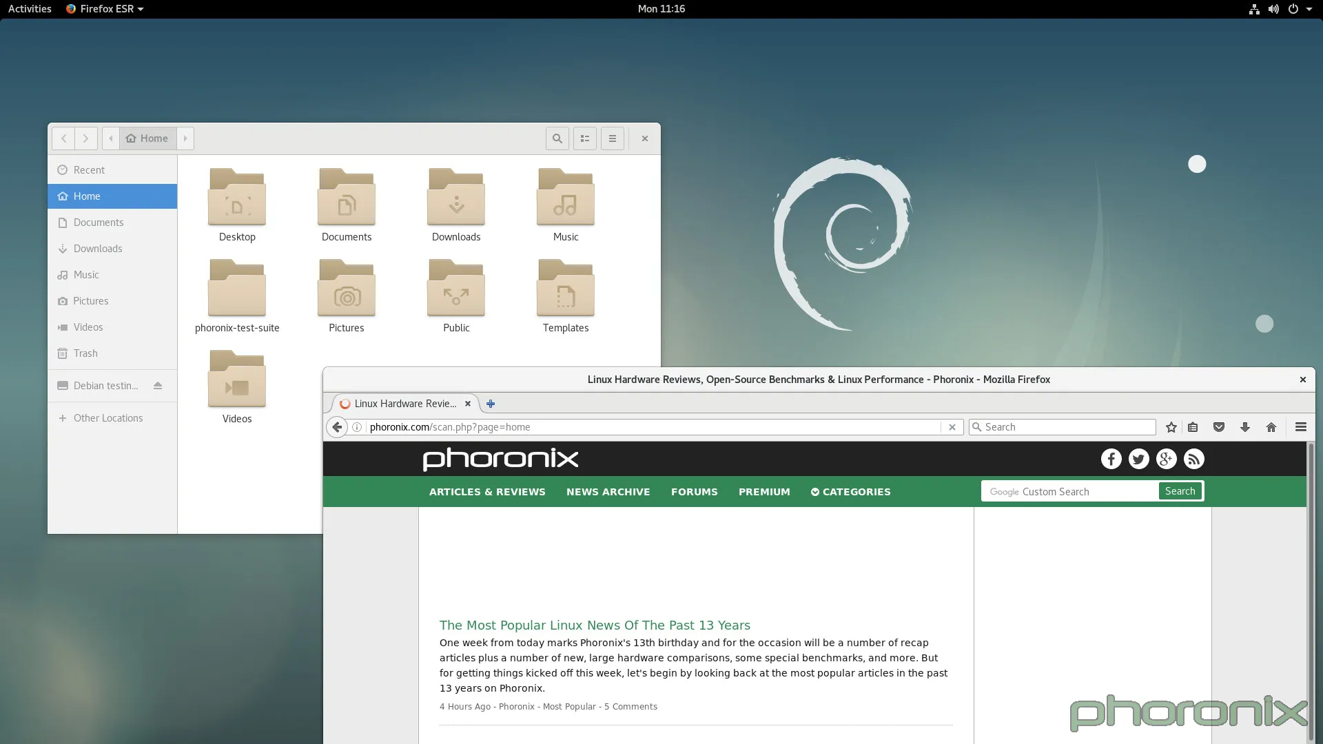 [Phoronix] An Early Look At Debian 9.0 Performance vs. Debian 8.8 ...