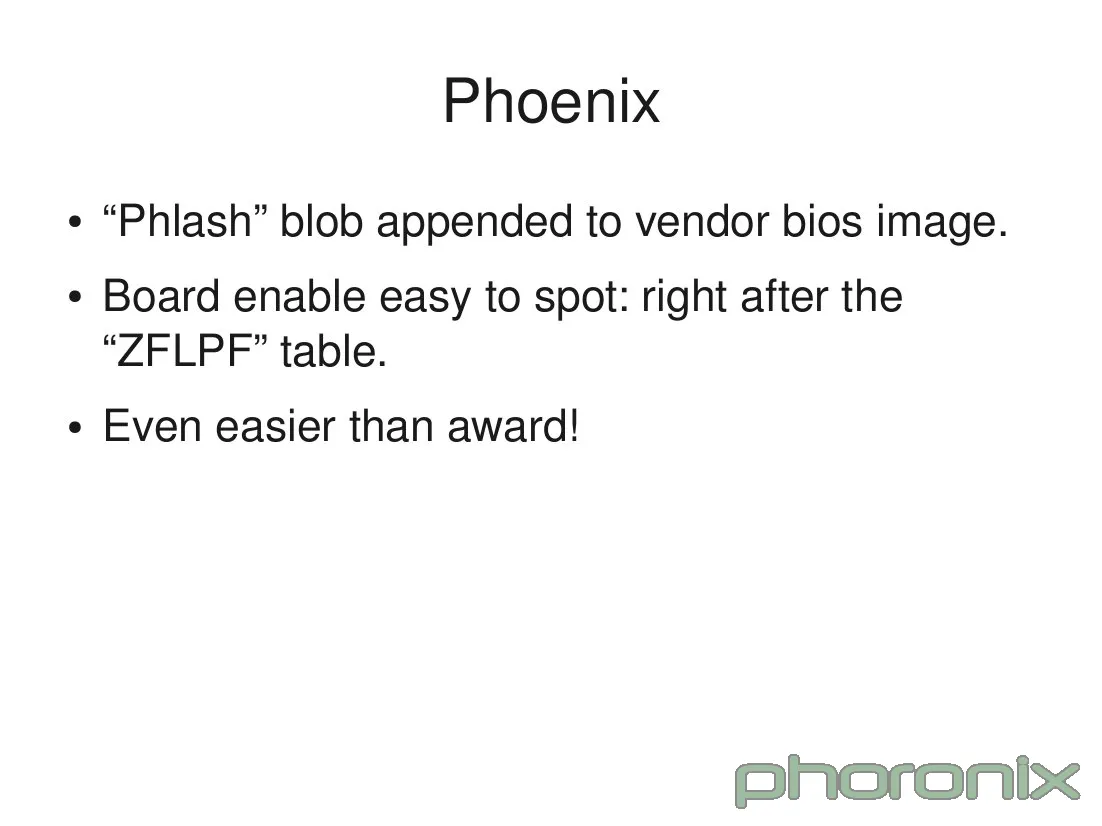 [Phoronix] How To Reverse Engineer A Motherboard BIOS Image (Coreboot ...