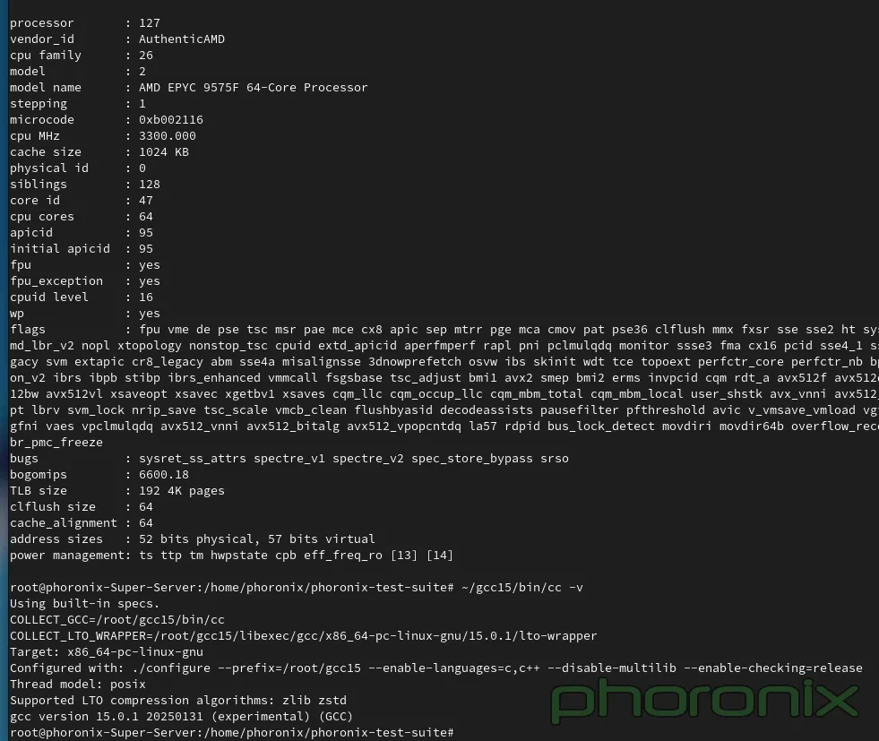 [Phoronix] GCC 15 Compiler Showing Off Nice Performance Improvements On AMD Zen 5 Image (Gcc 15 ...
