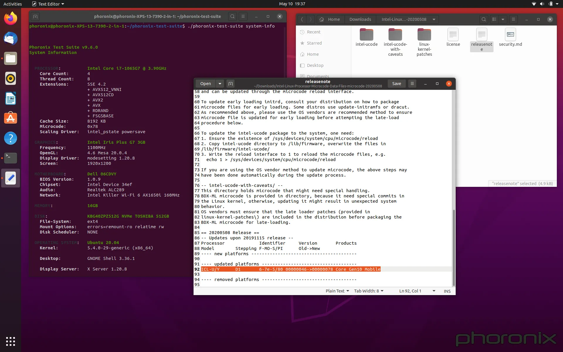 [Phoronix] Intel Ice Lake "0x78" Microcode Update Having Small But Measurable Performance Hits ...