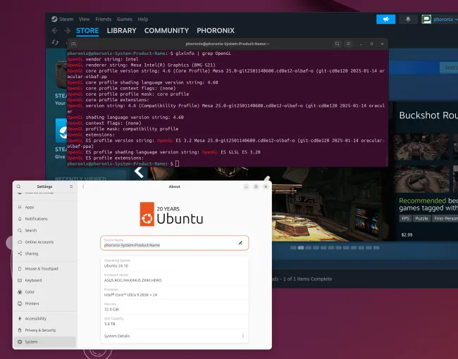 Intel Arc B570 Graphics Performance On Linux Review - Phoronix
