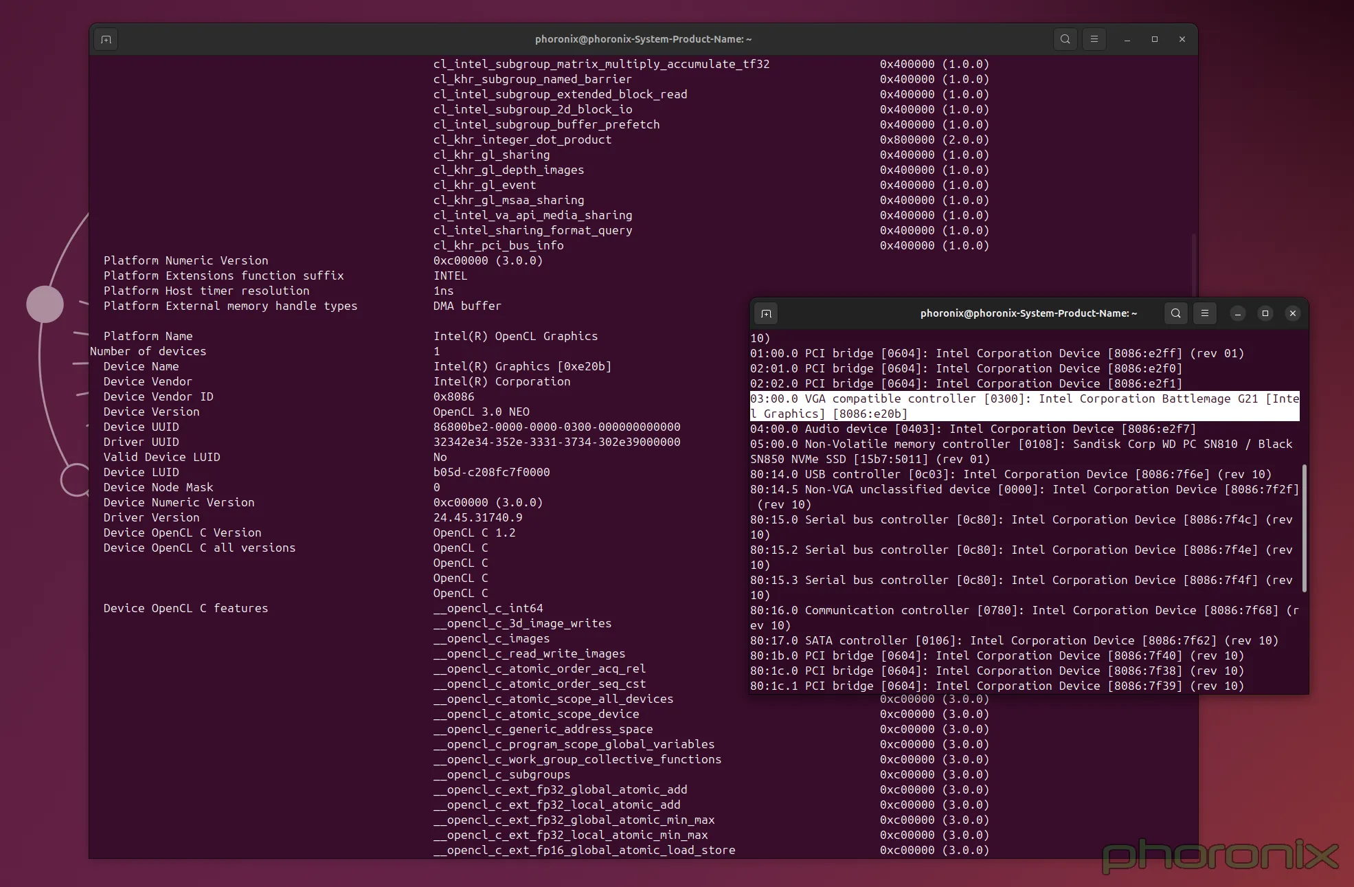 [Phoronix] Intel Arc B580 Delivers Promising Linux GPU Compute Potential For Battlemage Image ...