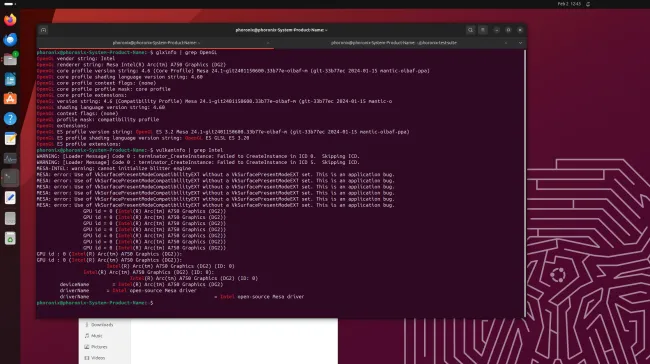 Intel Arc Graphics A580 / A750 / A770 Linux Performance For Early 2024 Review - Phoronix