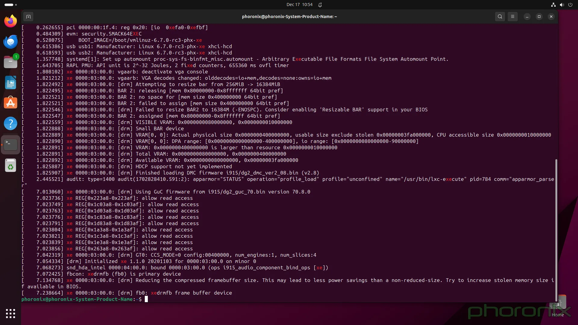 [Phoronix] Trying Out & Benchmarking The New Experimental Intel Xe Linux Graphics Driver Image ...